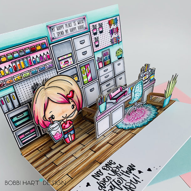 Stylish Craft Studio Pop-up Card | Bobbi Hart♡Design