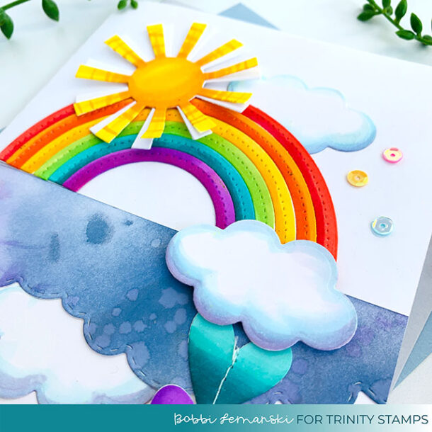 Sneak Peek: Rainbow Funshine Die Set by Trinity Stamps | Bobbi Hart♡Design