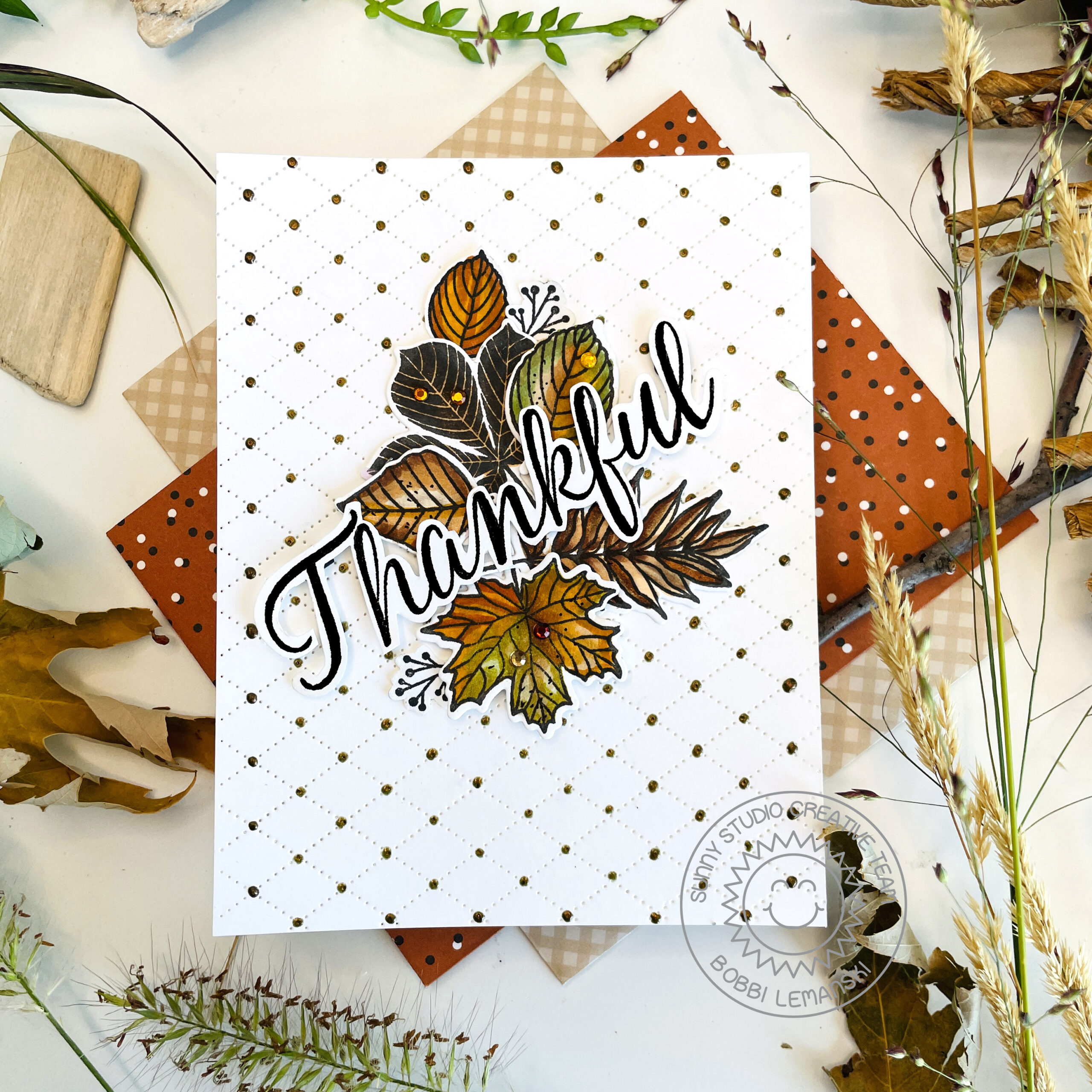 Thankful Elegant Leaves | Bobbi Hart♡Design