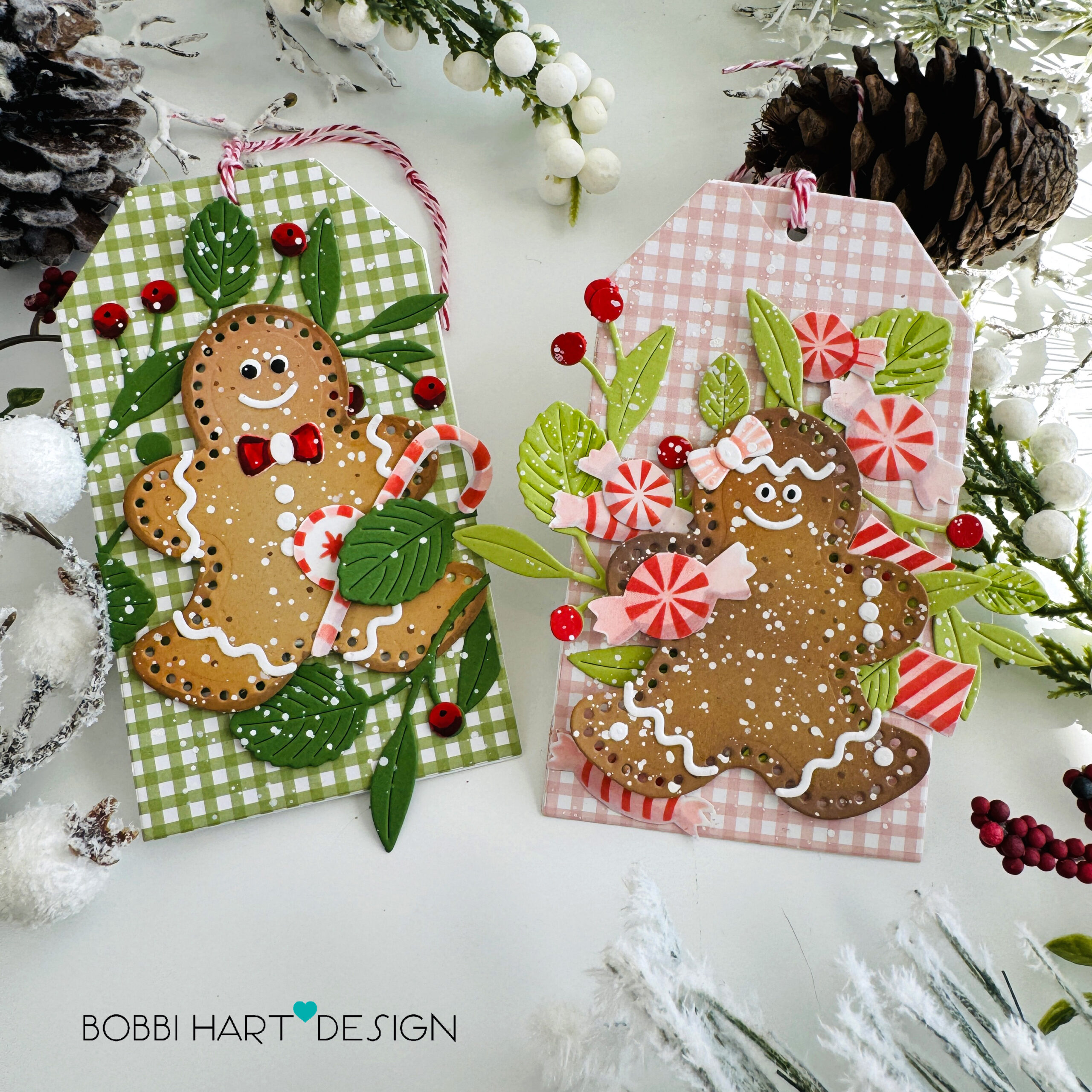 Festive Fun Gingerbread Tags by Simon Says Stamp | Bobbi Hart♡Design